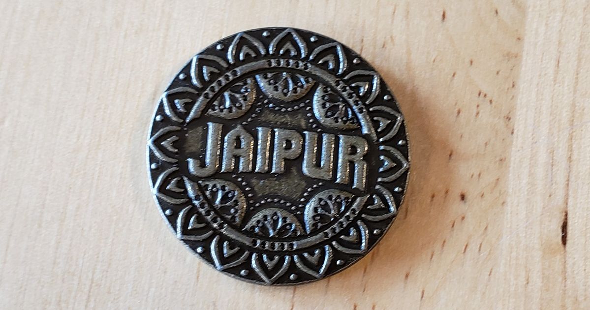 Jaipur: First Player Metal Token | Board Game Accessory | BoardGameGeek