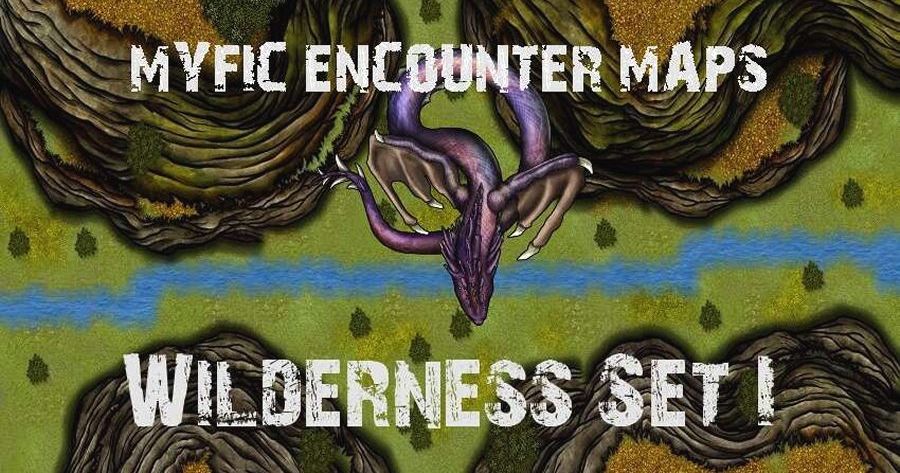 Myfic Encounter Maps: Wilderness Set 1 | RPG Item | RPGGeek