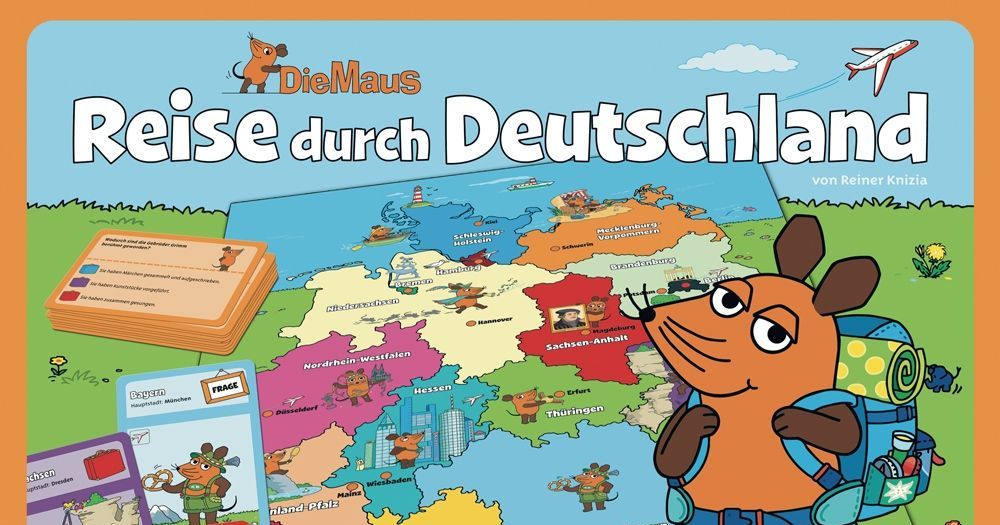 Die Maus: Reise durch Deutschland | Board Game | BoardGameGeek