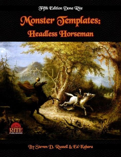 Monster Templates: Headless Horseman (5E) | RPG Item | RPGGeek