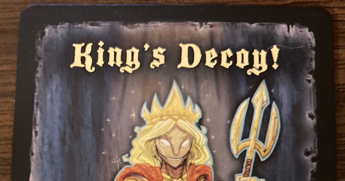 Quest for the Antidote: King's Decoy Promo Card | Board Game ...