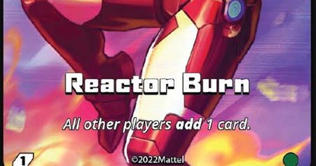 UNO Ultimate: Iron Man – Reactor Burn Foil Chase Card | Board Game ...