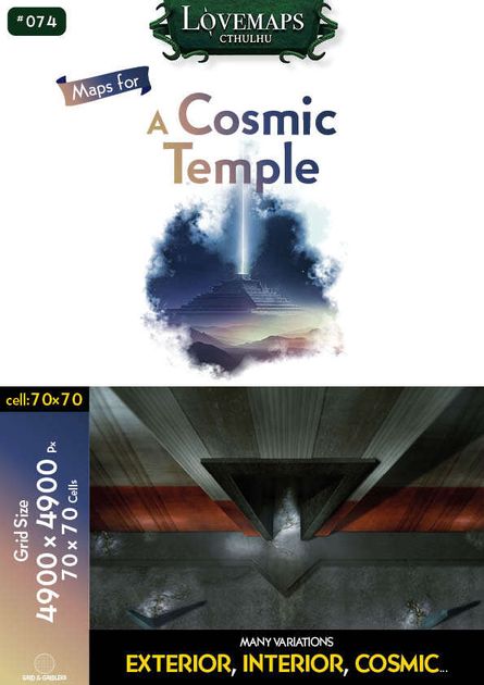 Cthulhu Maps 074: A Cosmic Temple | RPG Item | RPGGeek