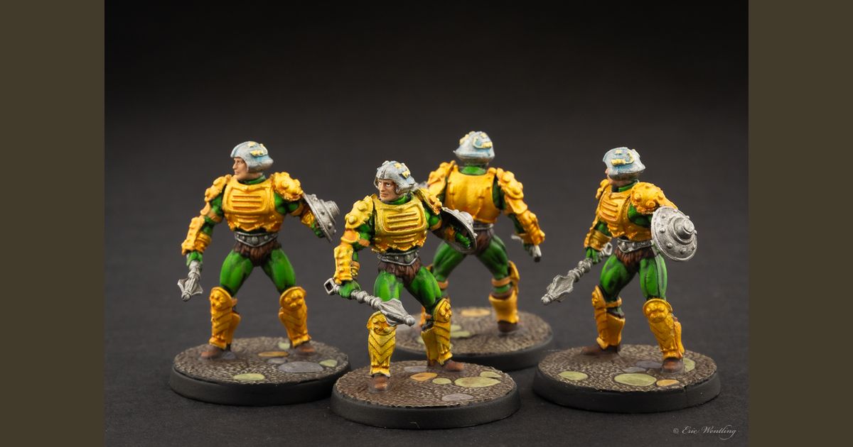 He-Man Clash for Eternia: Eternian Soldiers Pose #1 | Don't Play Gray!