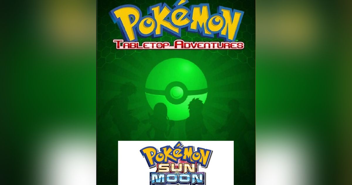 Pokémon Tabletop Adventures Pokédex Sun & Moon | RPG Item | BoardGameGeek