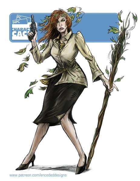 Character Cache: Maureen Callaghan: Druid Detective | RPG Item | RPGGeek