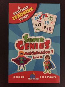 Super Genius: Multiplication 1 | Board Game | BoardGameGeek