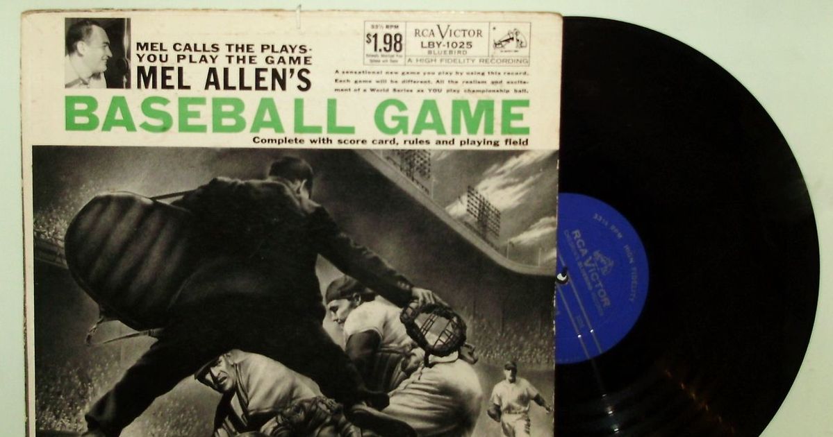 Mel Allen's Baseball Game | Board Game | BoardGameGeek