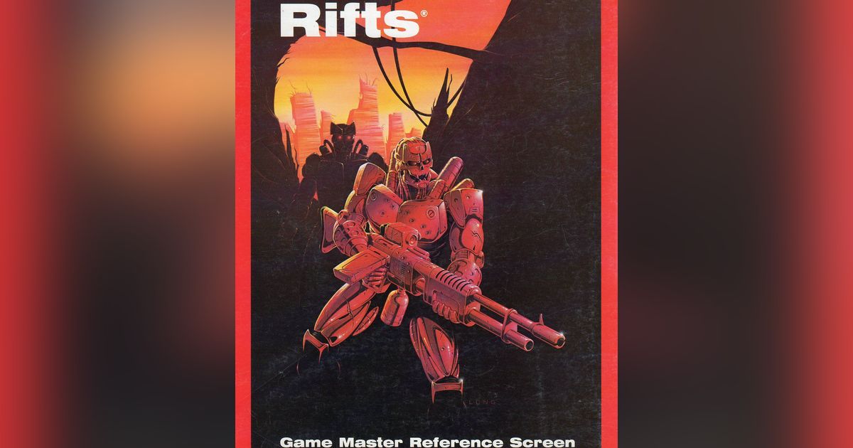 Rifts Game Master Reference Screen | RPG Item | RPGGeek