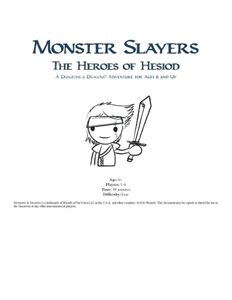 Monster Slayers: The Heroes of Hesiod | RPG Item | RPGGeek