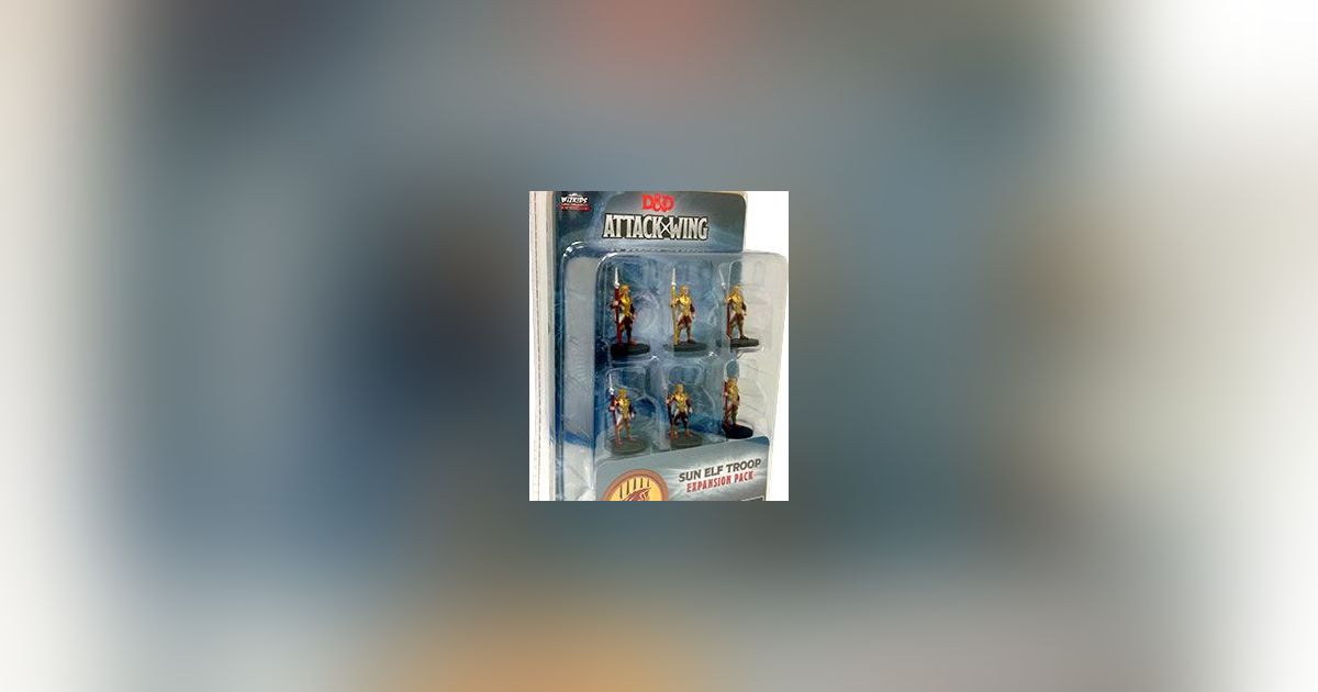 Dungeons & Dragons: Attack Wing – Sun Elf Troop Expansion Pack | Board ...