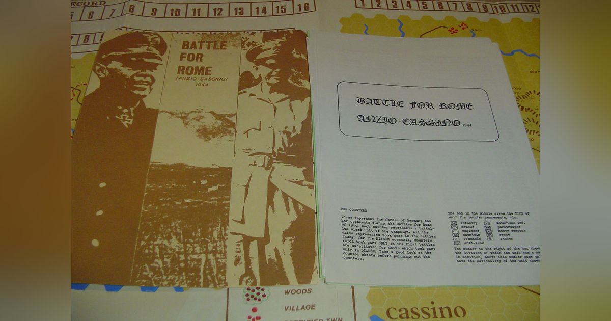 Battle For Rome: Anzio-Cassino 1944 | Board Game | BoardGameGeek