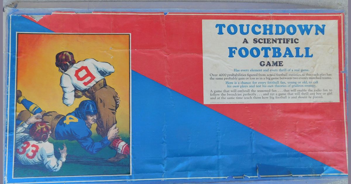 Touchdown a Scientific Football Game | Board Game | BoardGameGeek