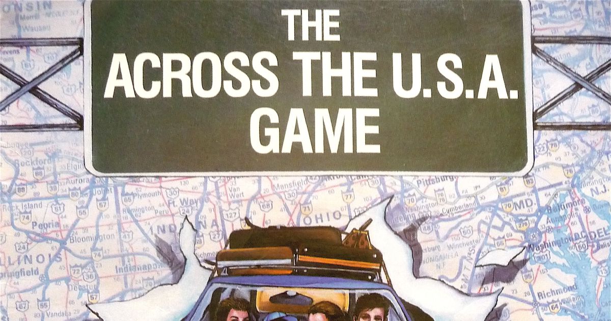 The Across the U.S.A. Game | Board Game | BoardGameGeek