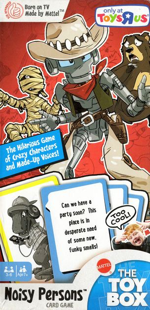 Paper box for cards | Noisy Persons Card Game