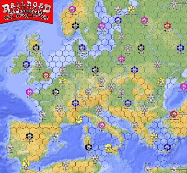 Maps for Railroad Tycoon / Railways of the World - Official and Unofficial