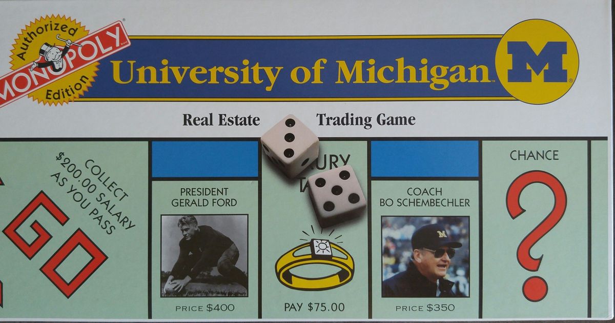 Monopoly: University of Michigan | Board Game | BoardGameGeek