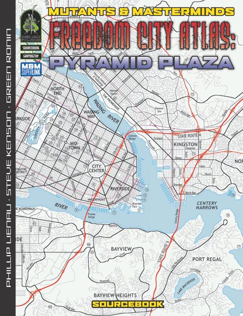 Freedom City Atlas 1: Pyramid Plaza | RPG Item | RPGGeek