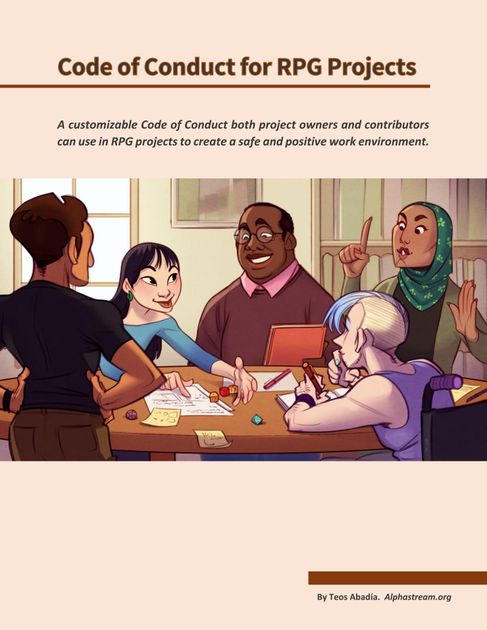 Code of Conduct for RPG Projects | Code of Conduct for RPG Projects