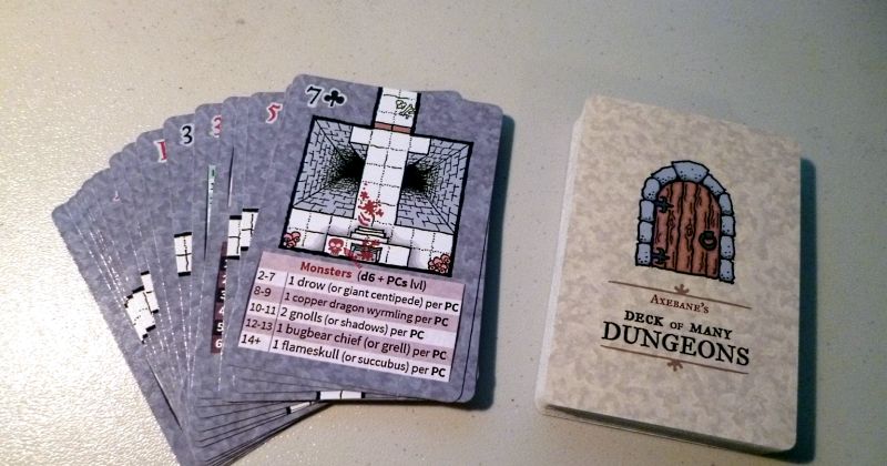 Axebanes Deck Of Many Dungeons Rpg Item Rpggeek 