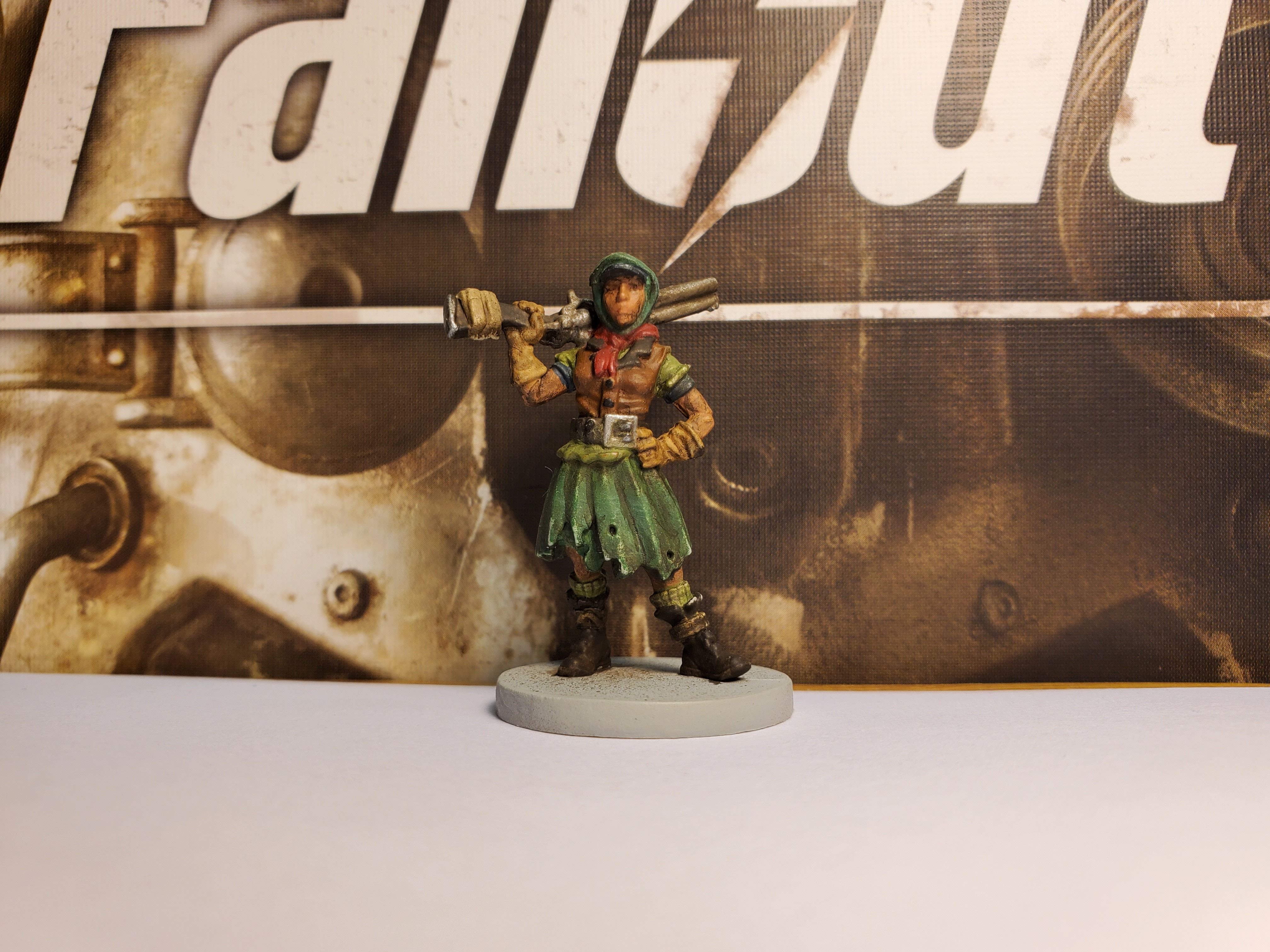 I'm painting the miniatures | Fallout