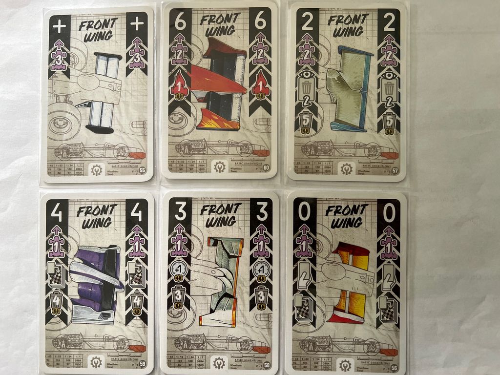 The new Front Wing cards | Heat: Tunnel Vision