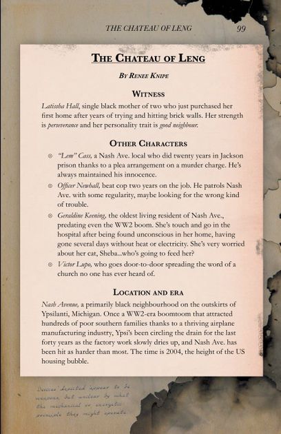 The Chateau of Leng | RPG Item | RPGGeek