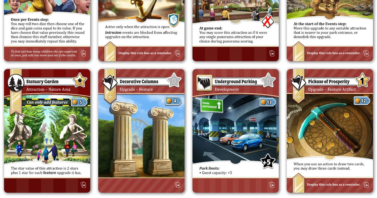 Unfair: CHKO Kickstarter Sneak Peek Cards | Board Game | BoardGameGeek