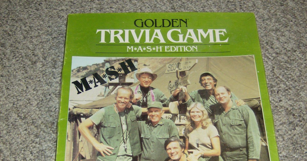 Golden Trivia Game: M*A*S*H Edition | Board Game | BoardGameGeek