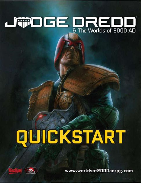 Judge Dredd & The Worlds of 2000 AD Quickstart | RPG Item | RPGGeek