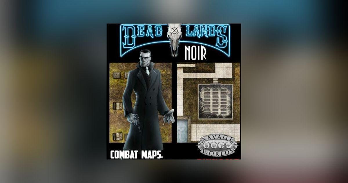 Deadlands Noir Combat Maps: Crypts and Cemetery | RPG Item | BoardGameGeek