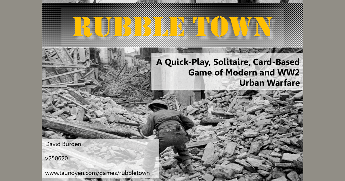 Playing Rubble Town on Tabletop Simulator | Rubble Town