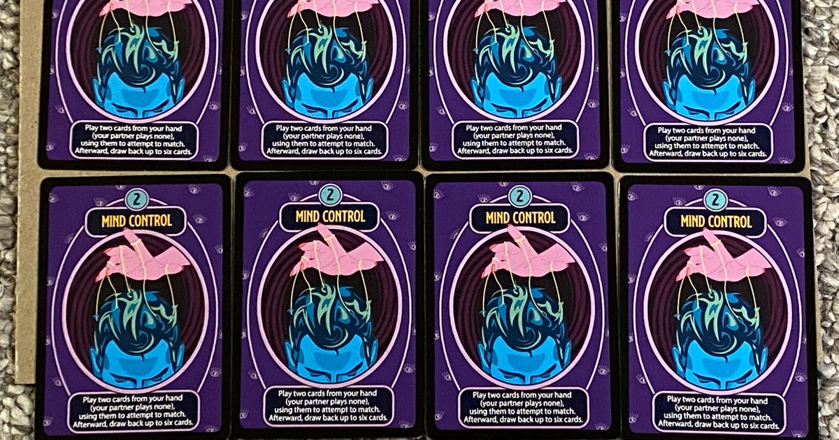 Medium: Mind Control Promo Cards | Board Game | BoardGameGeek