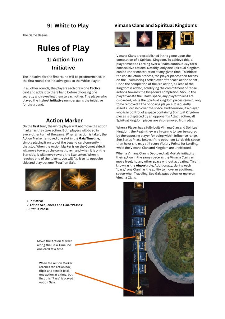 Some rulebook pages for examples of what to expect | Shootout in the Bardo