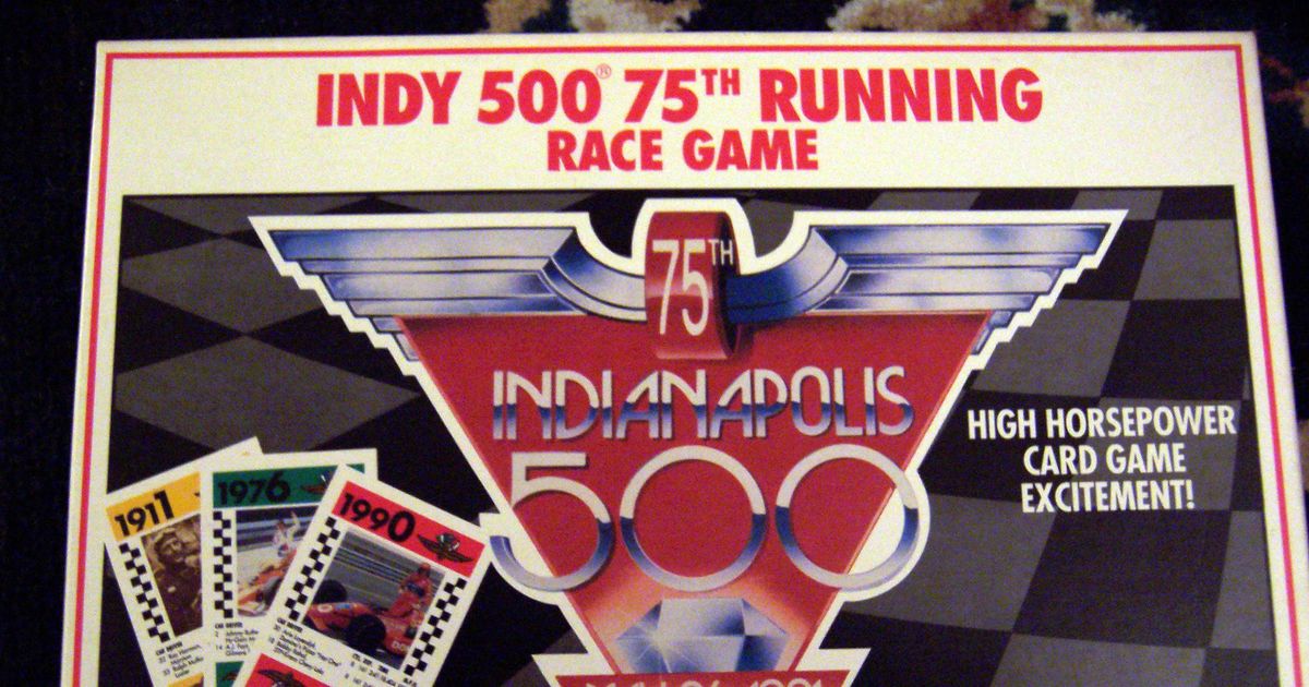 Indy 500 75th Running Race Game | Board Game | BoardGameGeek