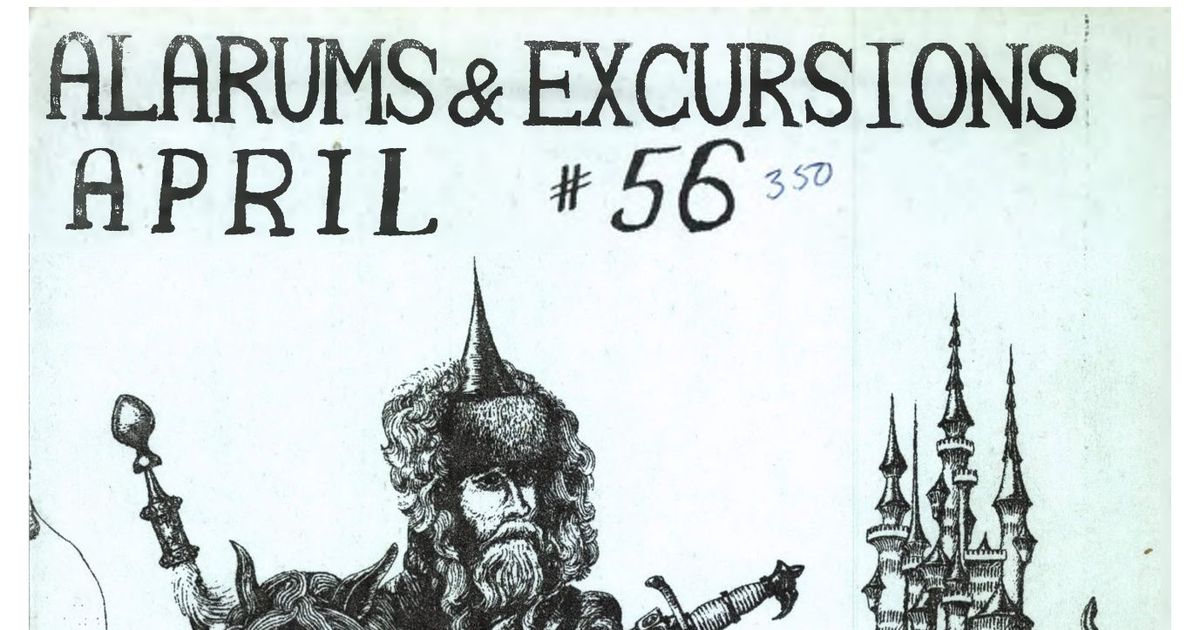 Alarums & Excursions (Issue 56 - Apr 1980) | Issue | RPGGeek