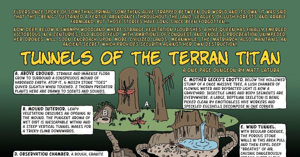 Tunnels of the Terran Titan | RPG Item | RPGGeek