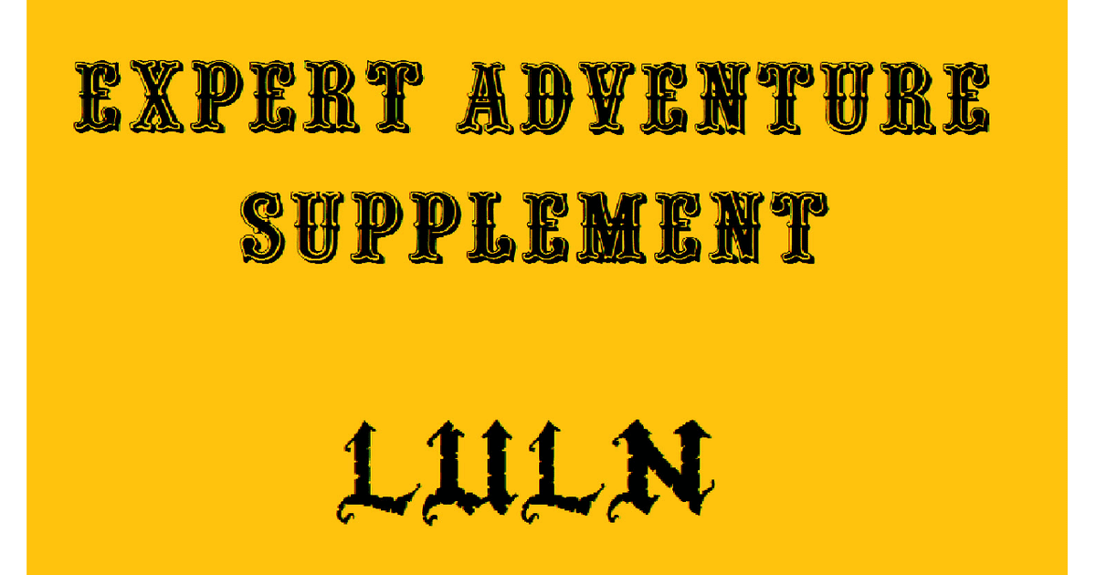 XS1: Luln | RPG Item | RPGGeek