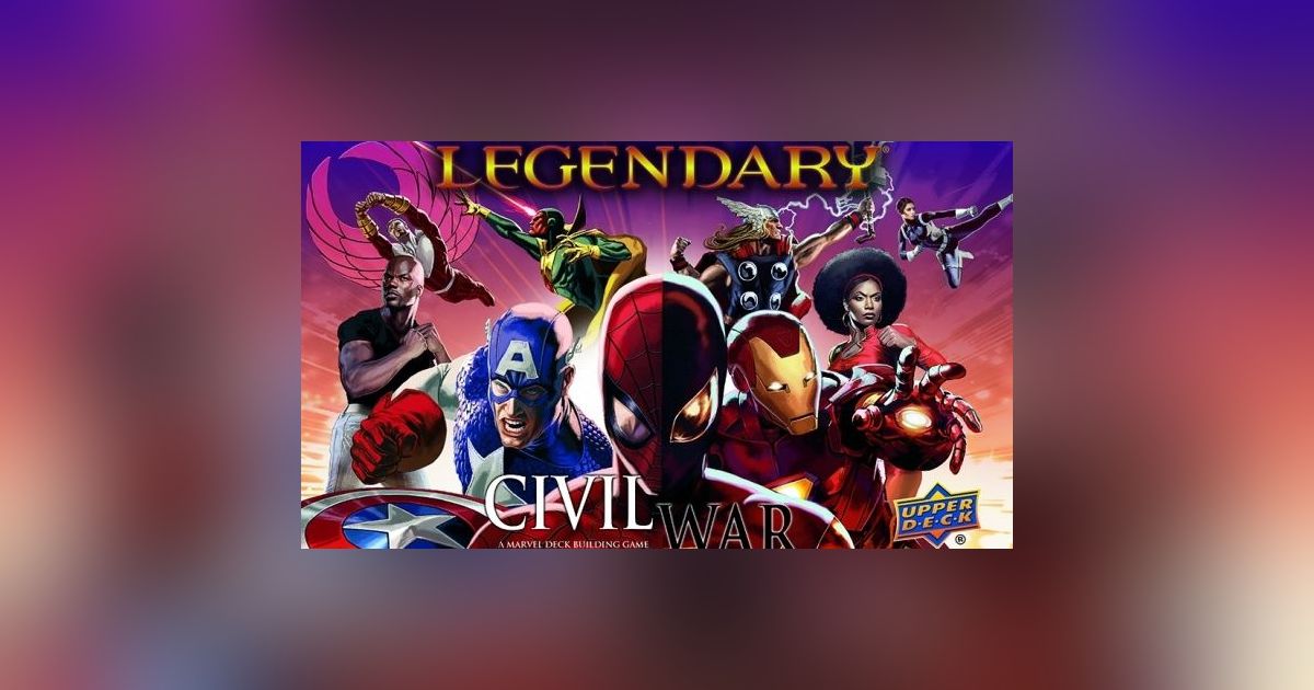 Legendary: A Marvel Deck Building Game – Civil War | Board Game ...