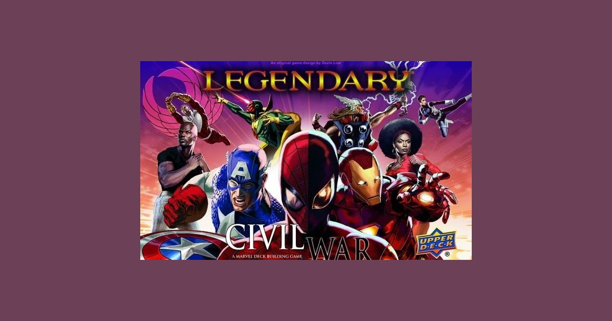 Legendary: Civil War Card Dividers | Legendary: A Marvel Deck Building ...