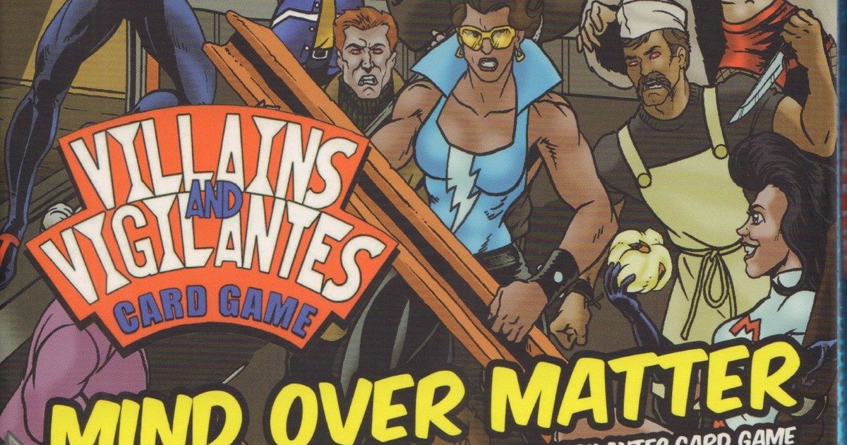 Villains and Vigilantes Card Game: Mind over Matter | Board Game ...