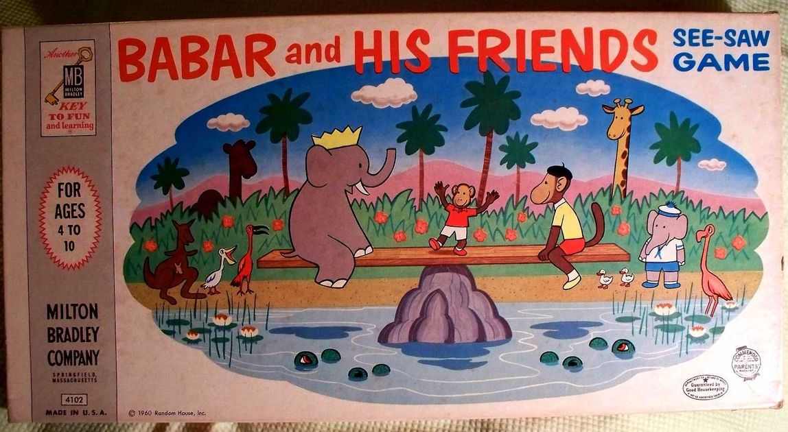 Babar and His Friends: See-Saw Game | Board Game | BoardGameGeek