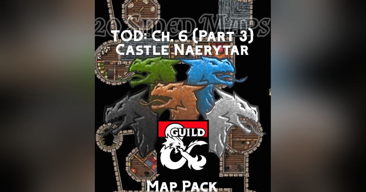 TOD Map Pack Ch 6: Castle Naerytar Part 3 | RPG Item | RPGGeek