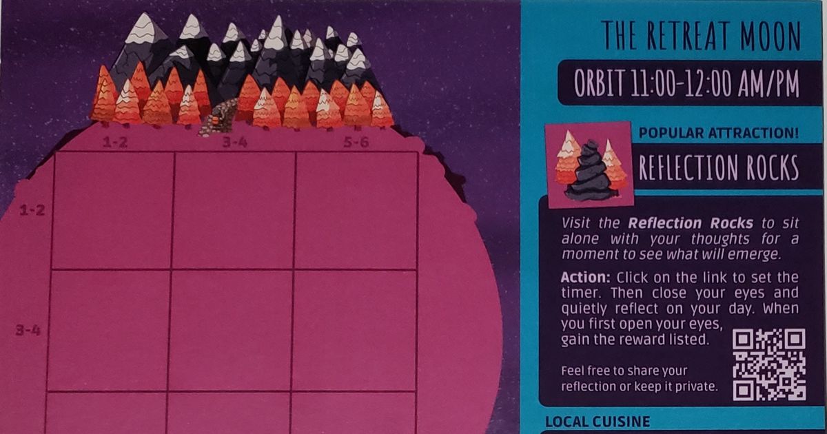 Personal Space: The Retreat Moon | Board Game | BoardGameGeek