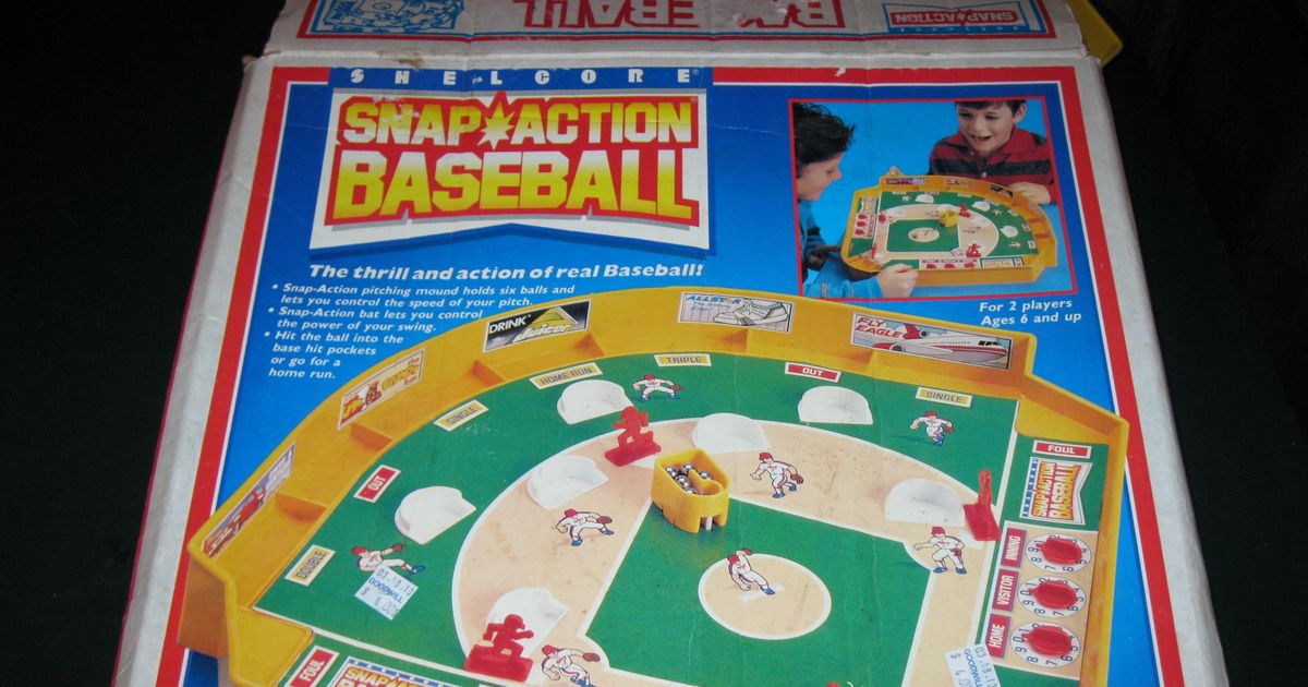 Snap Action Baseball | Board Game | BoardGameGeek