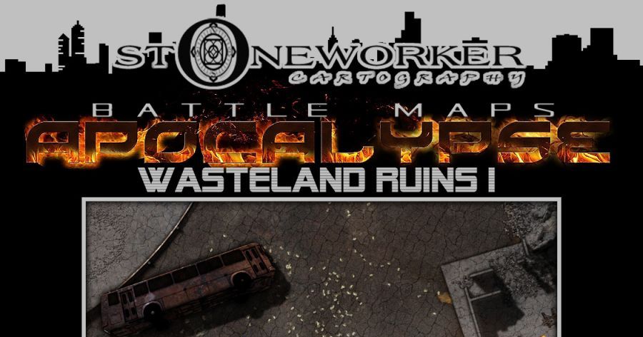 Battle Maps Apocalypse: Wasteland Ruins I | RPG Item | RPGGeek