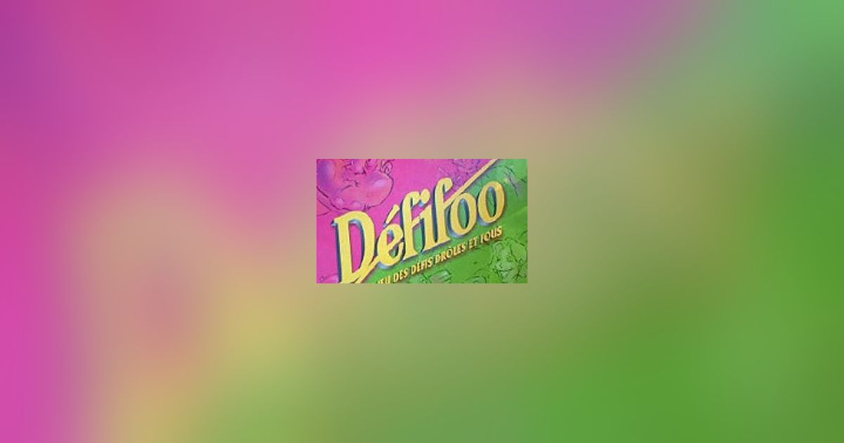 Défifoo | Board Game | BoardGameGeek