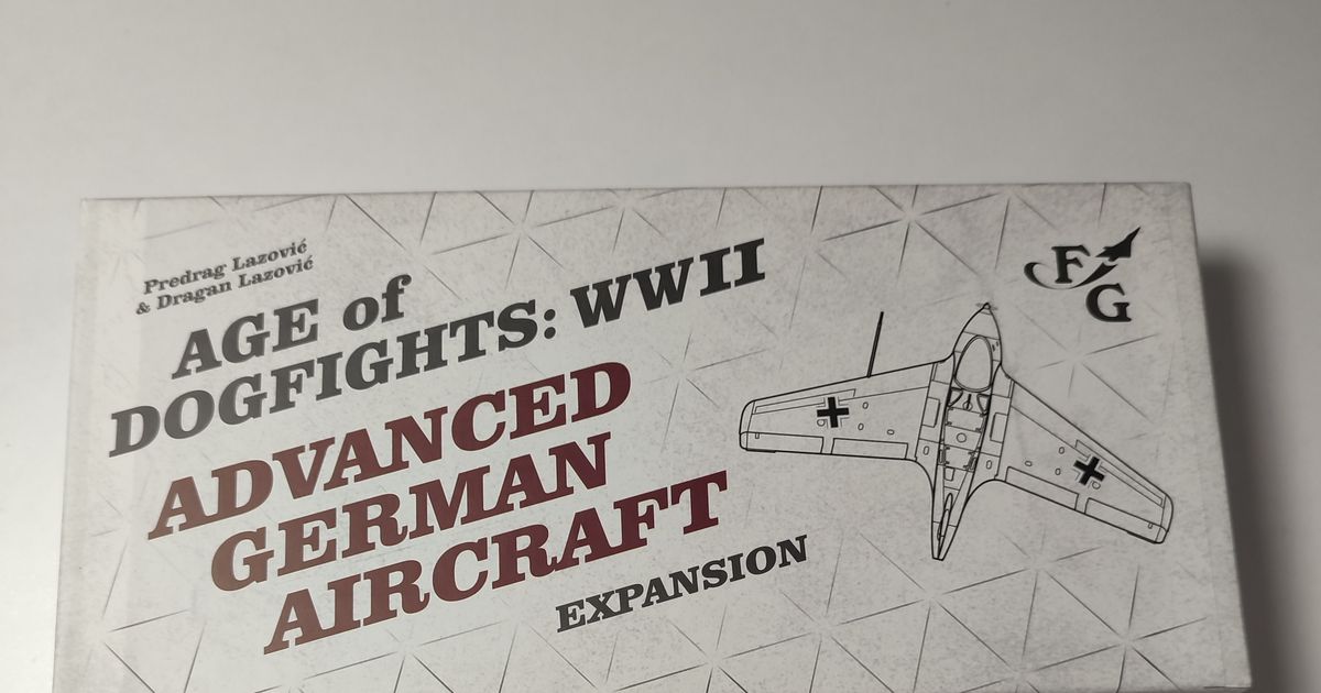 Age of Dogfights WWII: Advanced German Aircraft | Board Game ...