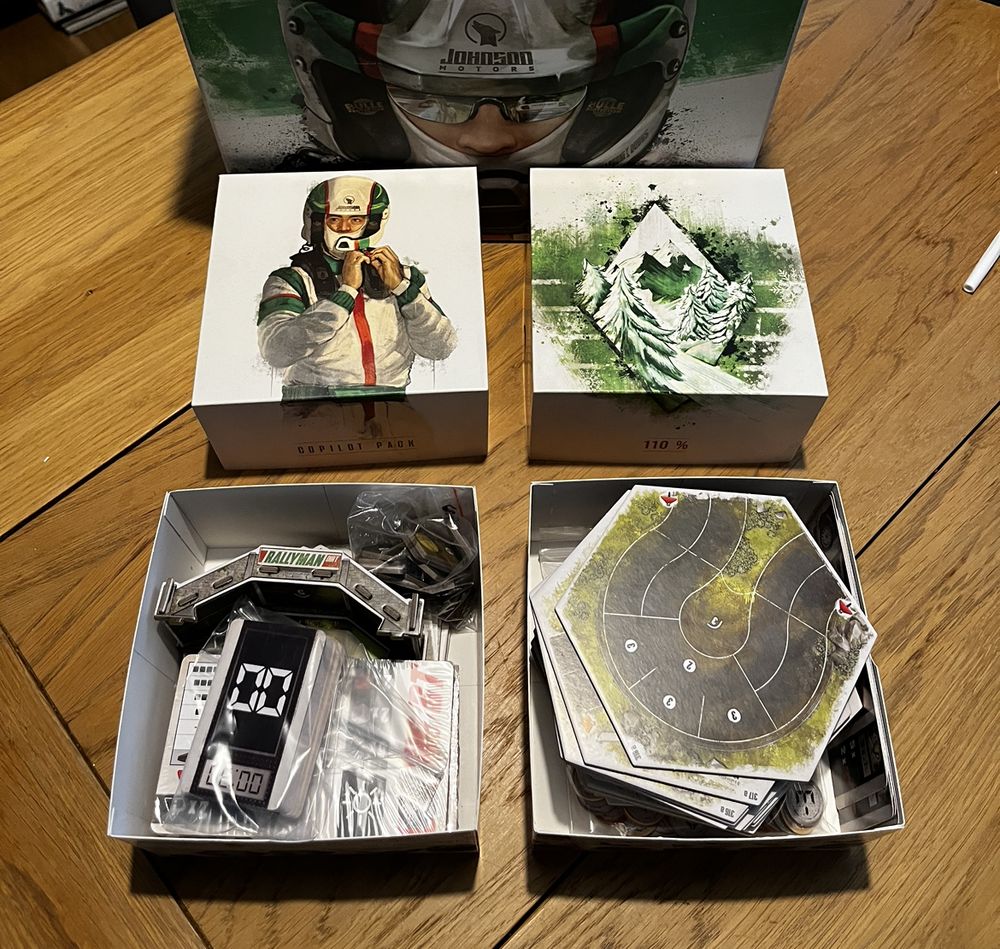 Boxes for expansions from expansion boxes! | Rallyman: DIRT