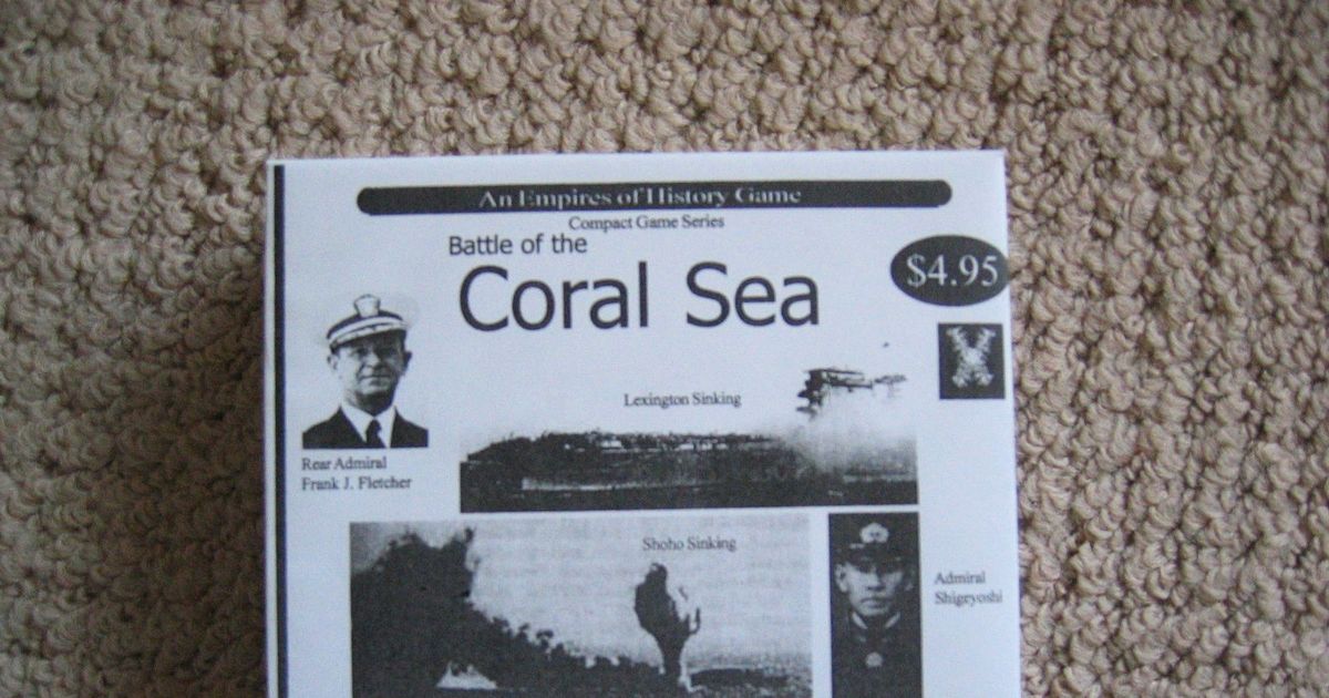 Battle of the Coral Sea | Board Game | BoardGameGeek